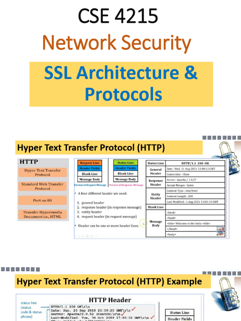 MyLecture 10 SUZ SSL | PDF | Transport Layer Security | Telecommunications