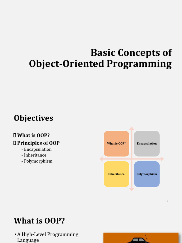 Lec - 12 OOP Concepts | PDF | Object Oriented Programming | Class (Computer Programming)