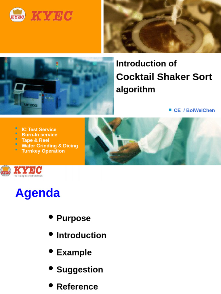 Introduction of Cocktail Shaker Sort Algorithm | PDF | Computer Programming | Algorithms And ...