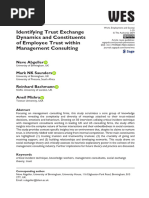 Integrative Model of Organizational Trust | PDF | Risk | Integrity