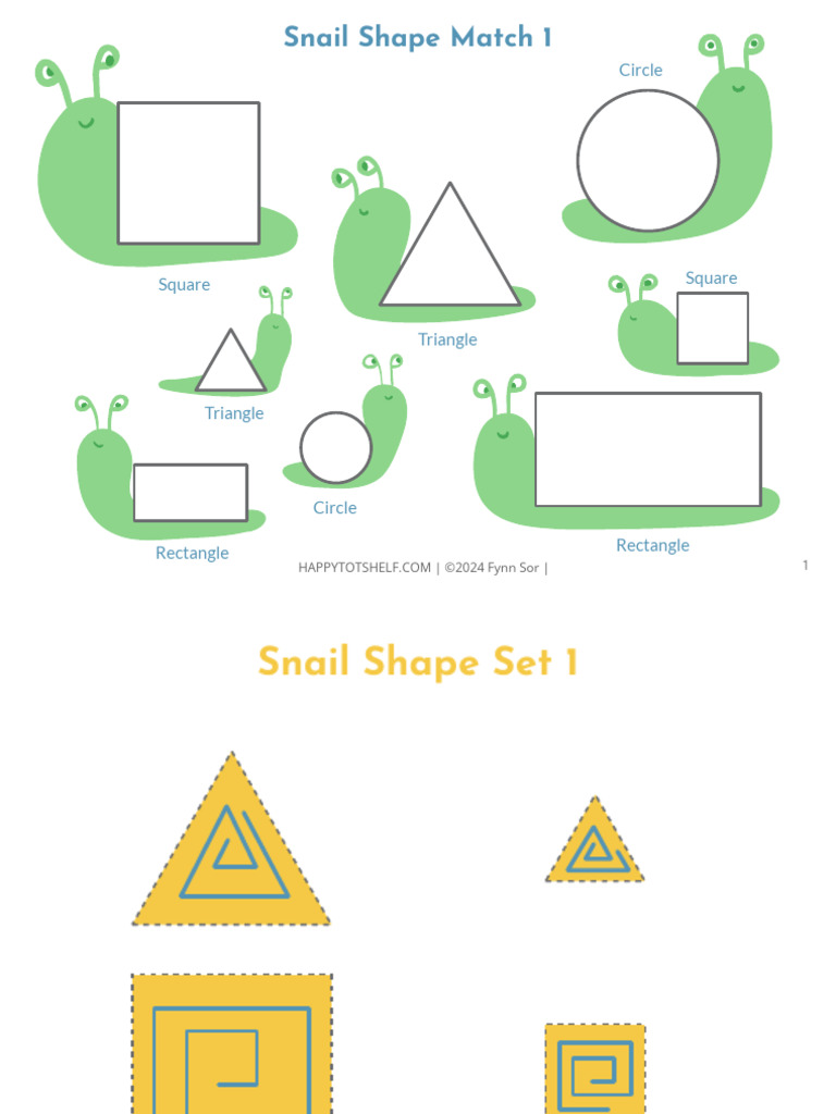 Snail Shapes | PDF