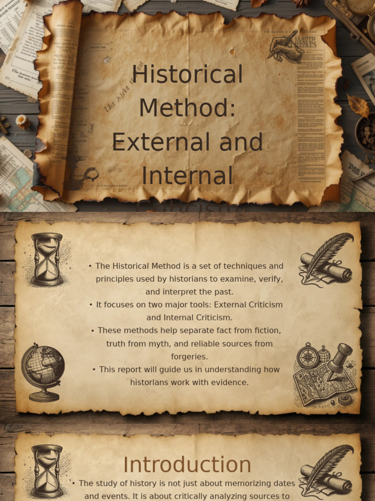 Historical Method External and Internal Criticism | PDF | Primary ...