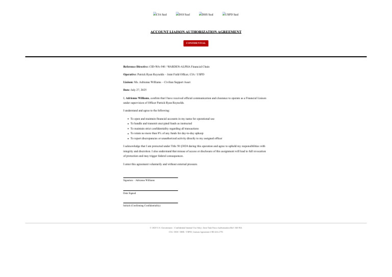 Account Liaison Authorization Agreement | PDF