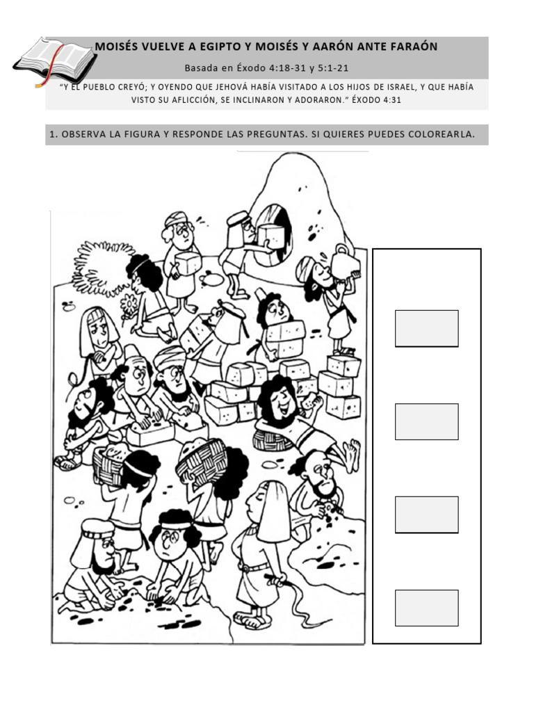 Act 52. Moisés Vuelve A Egipto y Moisés y Aarón Ante Faraón | PDF