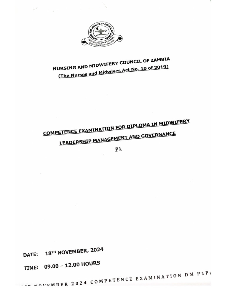 Leadership and Management 2024 RM November | PDF