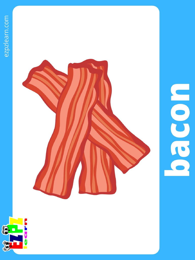 Breakfast Food Flashcards With Words Use Online or Free PDF Download ...