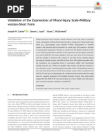 Moral Injury and Distress Scale (MIDS) | PDF | Morality | Psychology