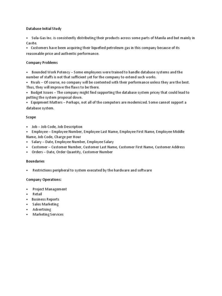 Database Initial Study | PDF | Databases | Microsoft Sql Server