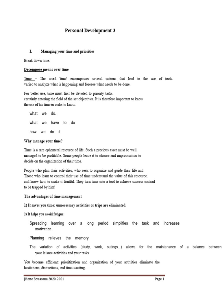 Effective Time Management Strategies | PDF | Project Management | Time ...