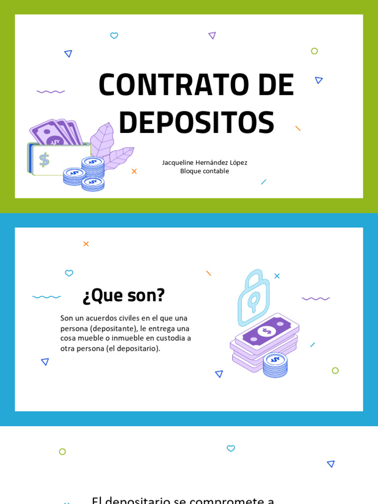 JHL - Contrato de Deposito | PDF | Daños y perjuicios