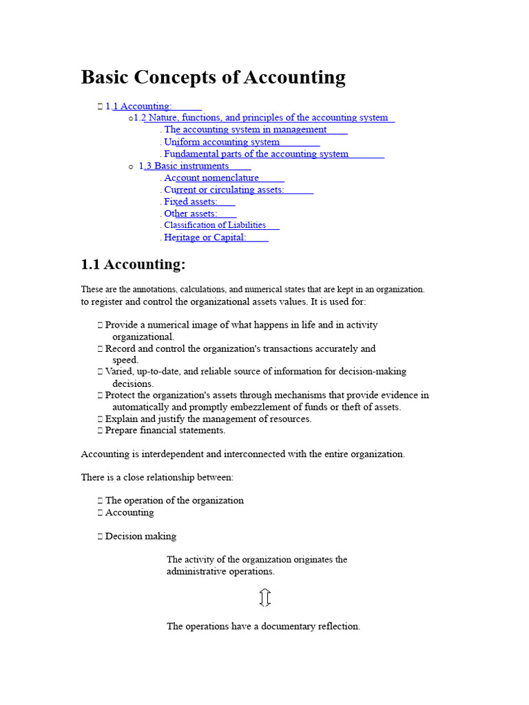 Essential Accounting Concepts Explained | PDF | Accounting | Equity ...