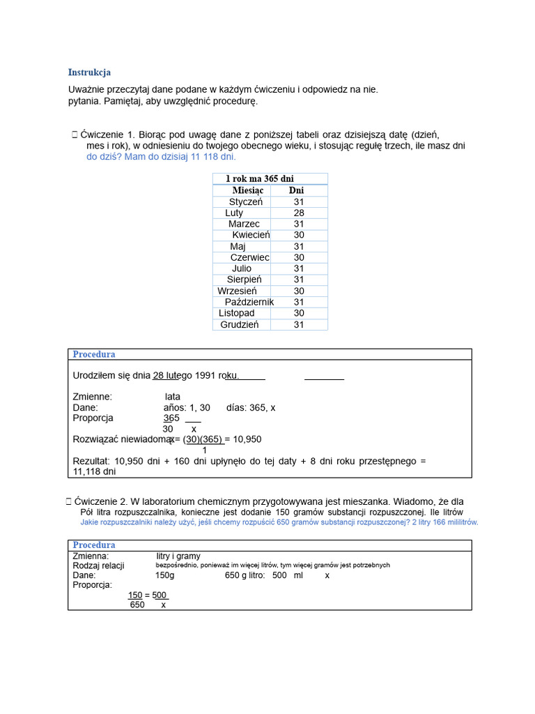 Procent I Reguła 3 | PDF