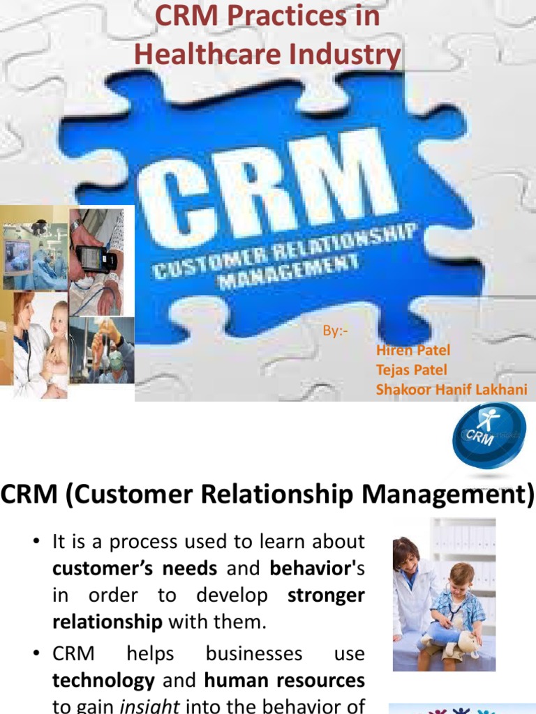 CRM Project | PDF | Customer Relationship Management | Patient