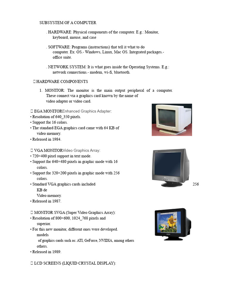 History of the Computer and Its Parts | PDF | Byte | Bit