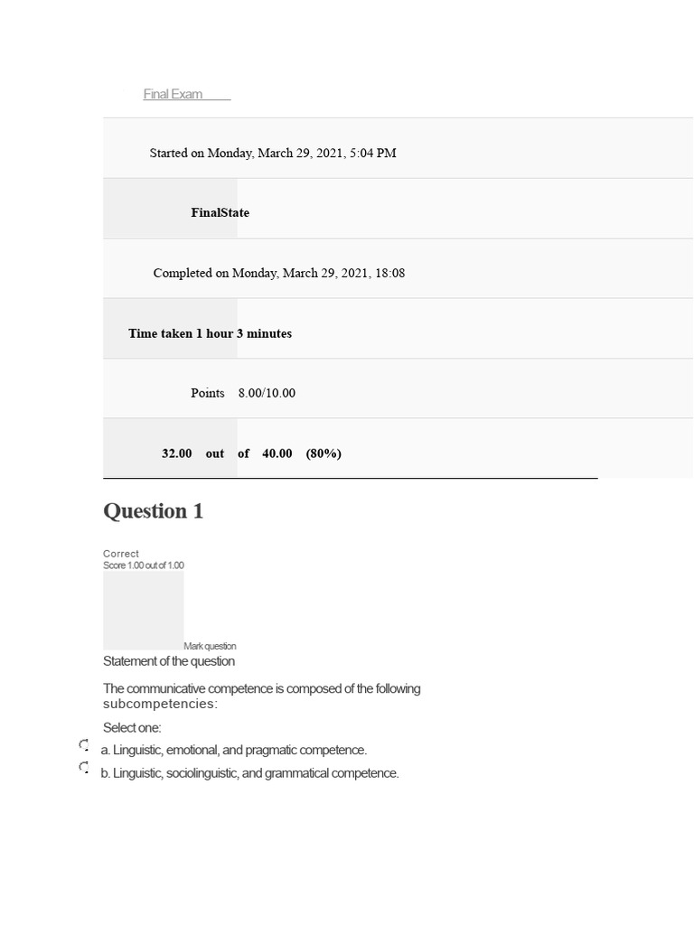 Final Exam Oral Communication | PDF | Rhetoric | Sociolinguistics