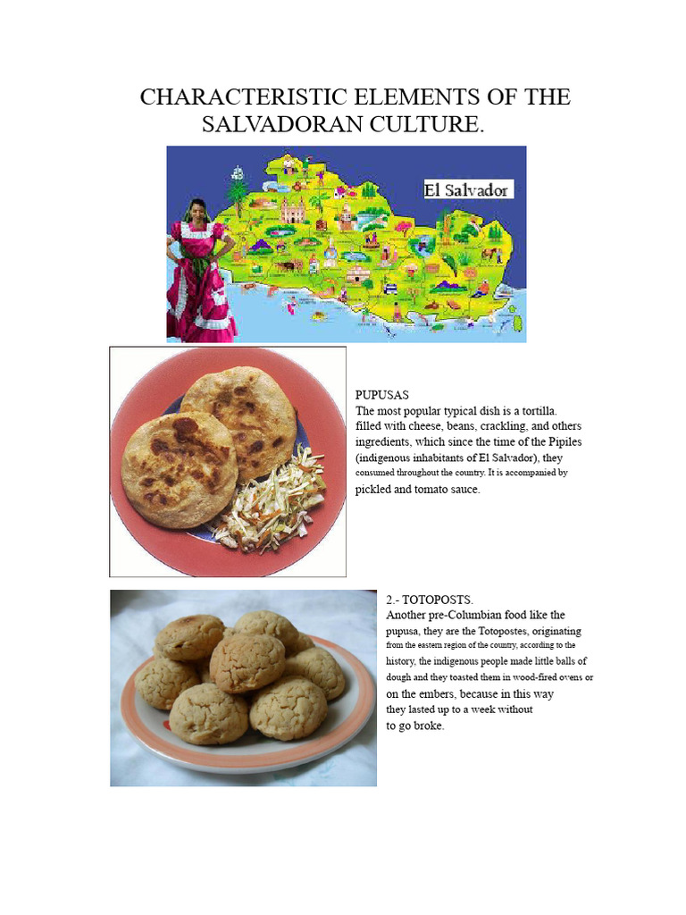 Characteristic Elements of Salvadoran Culture | PDF | El Salvador
