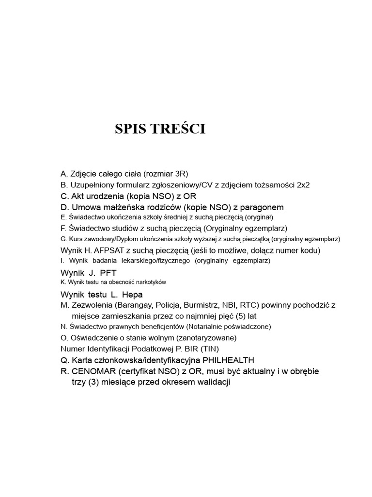 Spis Treści | PDF