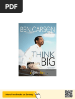 Summary of "Think Big" by Ben Carson | PDF | Neurosurgery | Ben Carson
