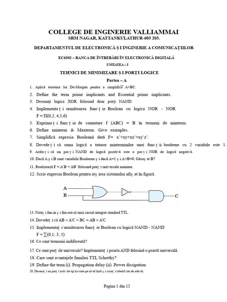 EC 6302 Întrebări de 2 Puncte Și 16 Puncte | PDF