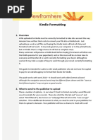 AO3 Formatting Guide for Google Docs | PDF | Typefaces | Paragraph