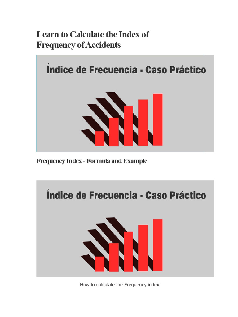 Calculate Frequency Index of Accidents | PDF | Risk