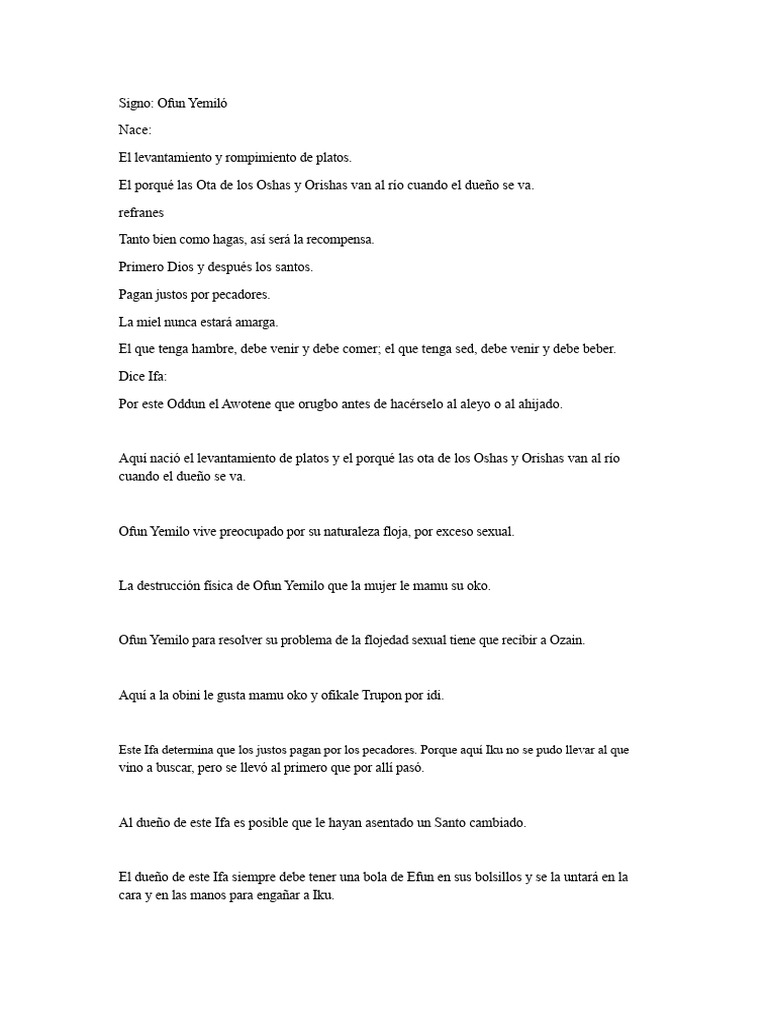 Ofun Yemilo | PDF