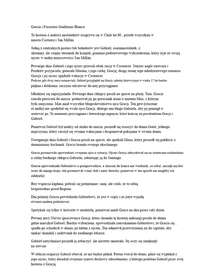 Gracja I Obcy Z Guillermo Blanco | PDF