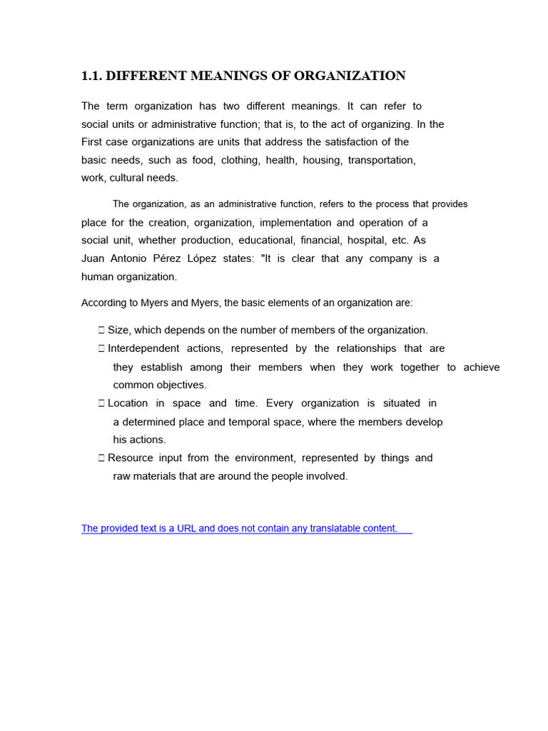Understanding Organization Concepts | PDF | Goal | Concept