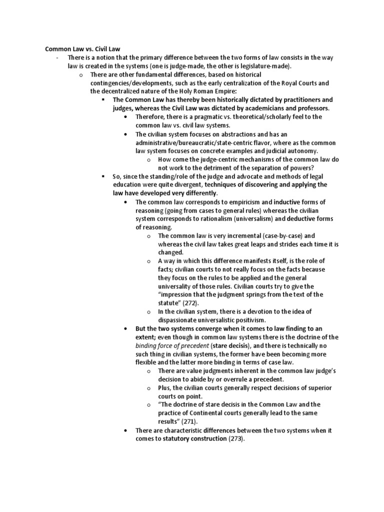 Binding Force of Precedent (Stare Decisis), and There Is Technically No ...