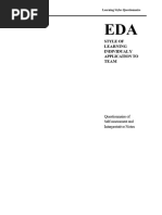 Kolb Learning Style Questionnaire Guide | PDF