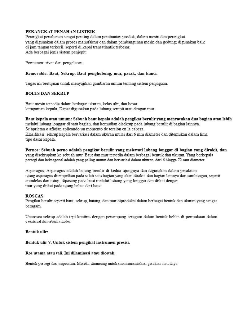 Perangkat Penahan Listrik | PDF