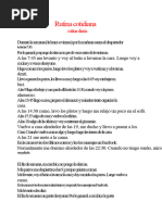 Worksheet - Mi Rutina Diaria | PDF | Verbo