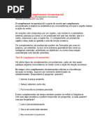 Tipos de Complementos Circunstanciais | PDF