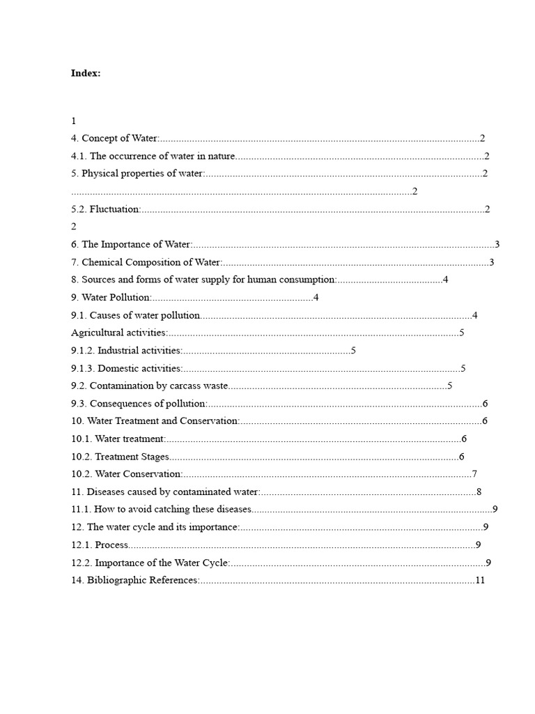 Occurrence of Water in Nature | PDF | Water | Water Pollution