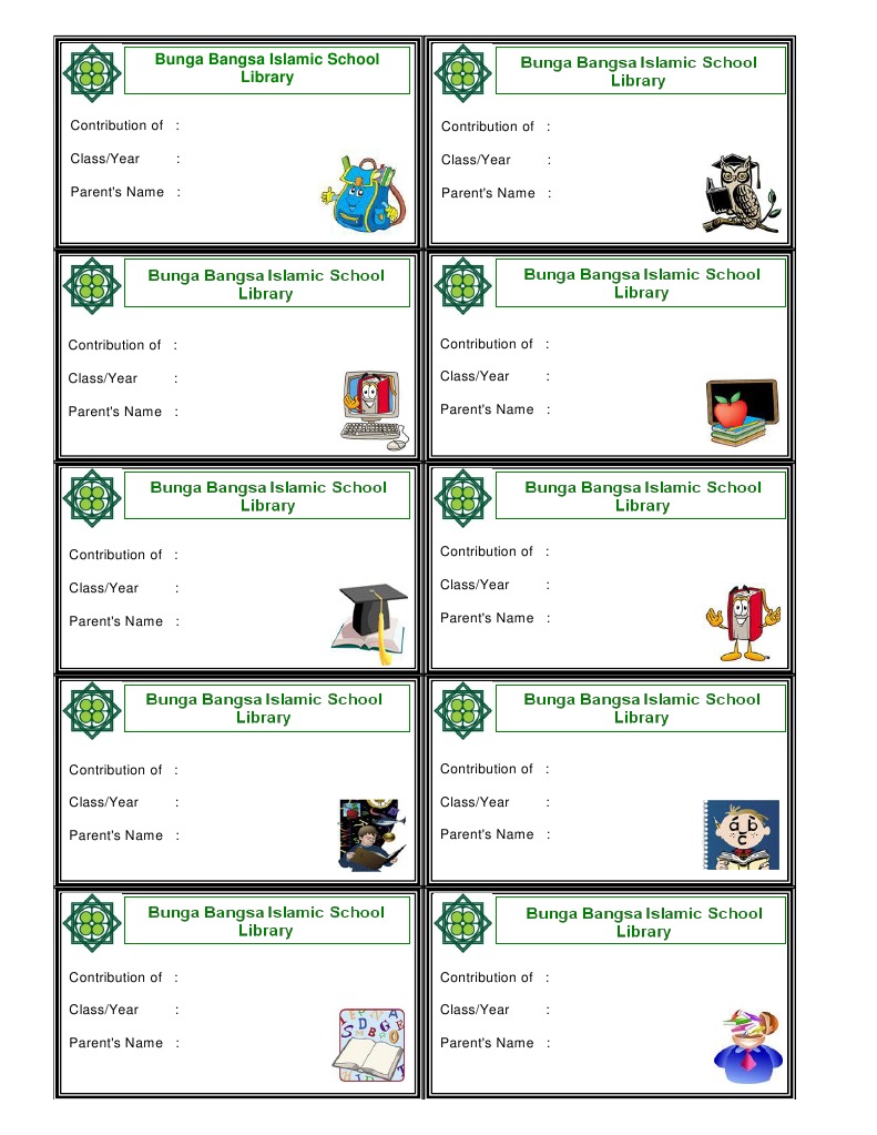 Bunga Bangsa Islamic School Library Contributions | PDF | Language Arts ...