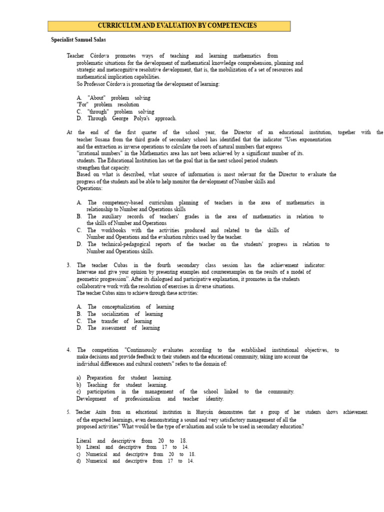 CASE STUDY Evaluation of The Minedu | PDF | Teachers | Behavior ...