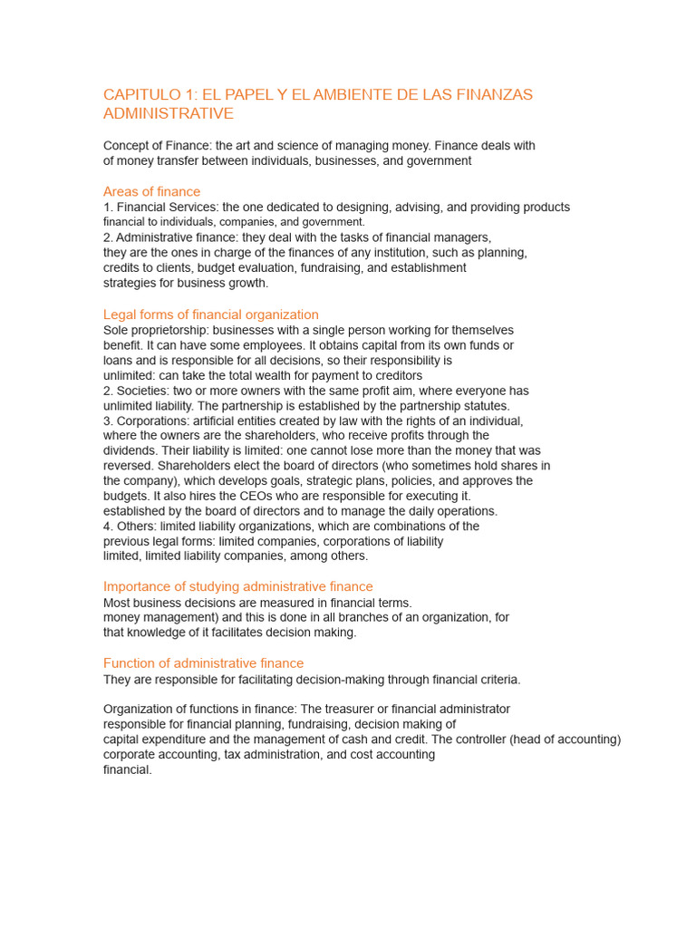 Understanding Administrative Finance Basics | PDF | Bonds (Finance ...