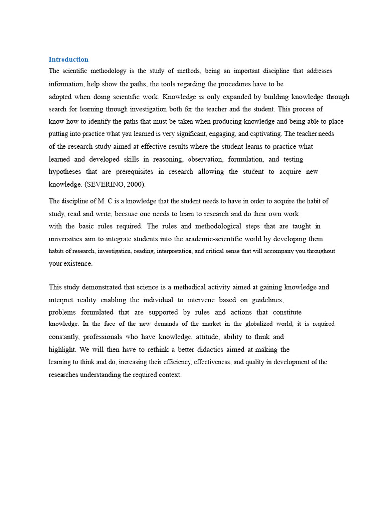 Scientific Research Methodology Guide | PDF | Knowledge | Methodology