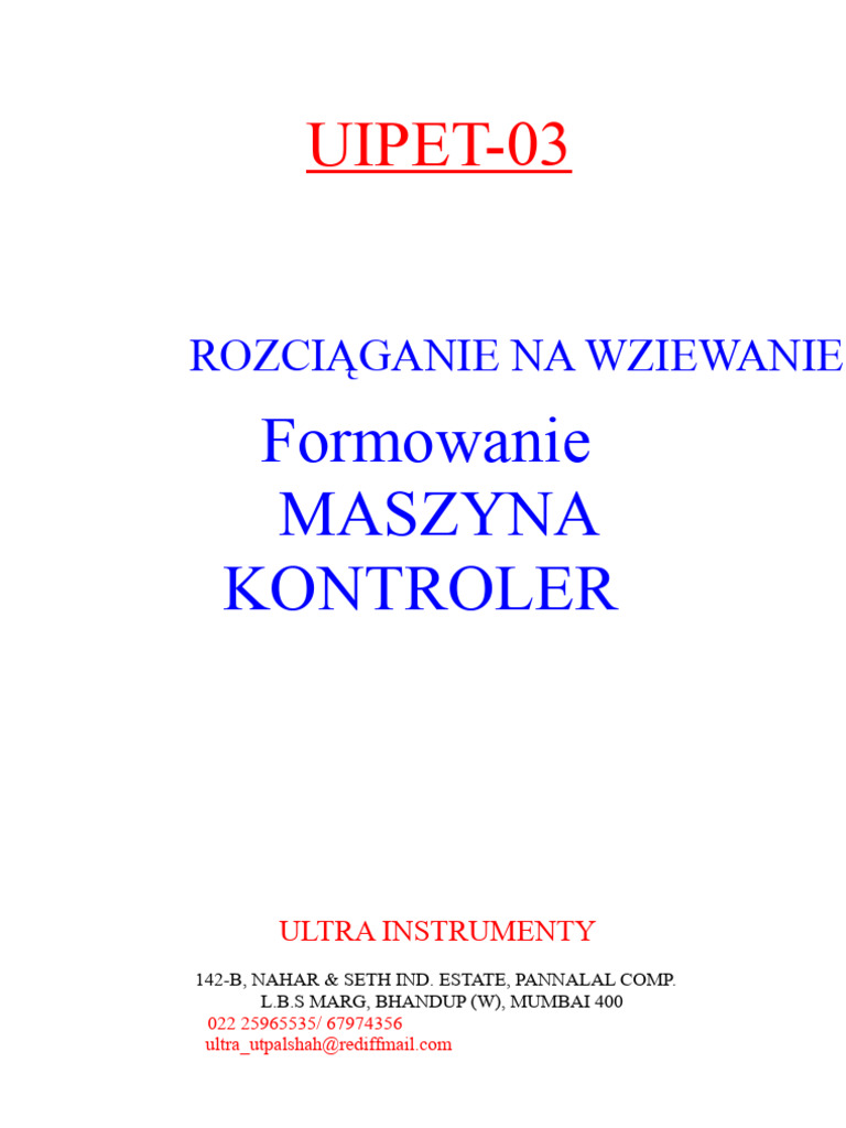 Uipet-03 Instrukcja 1 | PDF