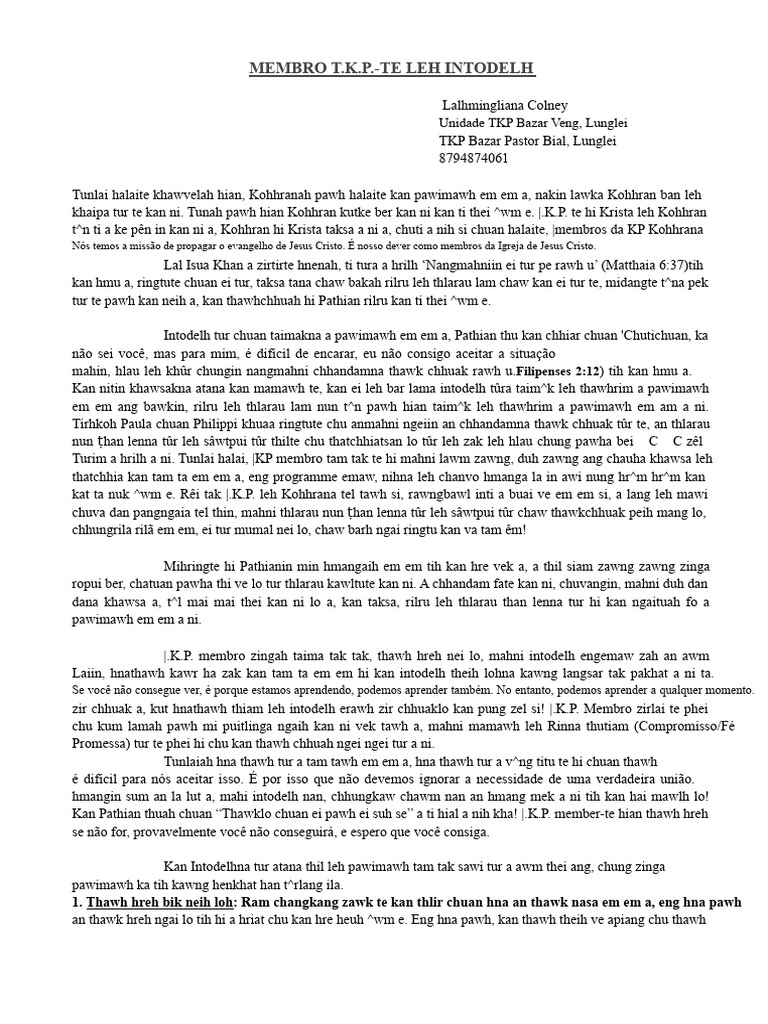 Intodelh para MTKP | PDF