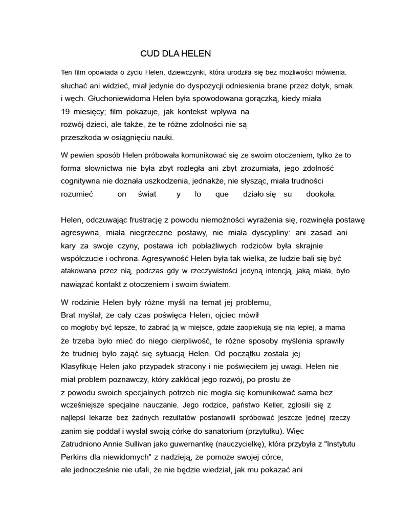 Cud Dla Helen | PDF