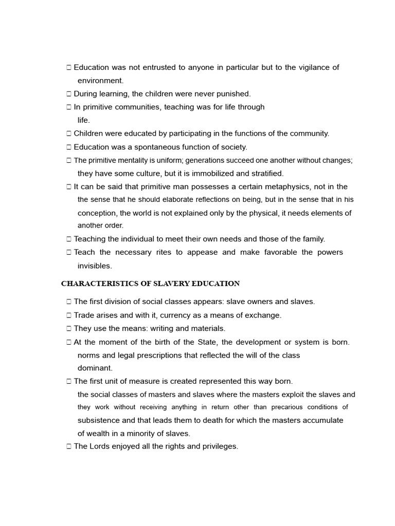 Characteristics of Primitive Community Education | PDF | Capitalism | Socialism