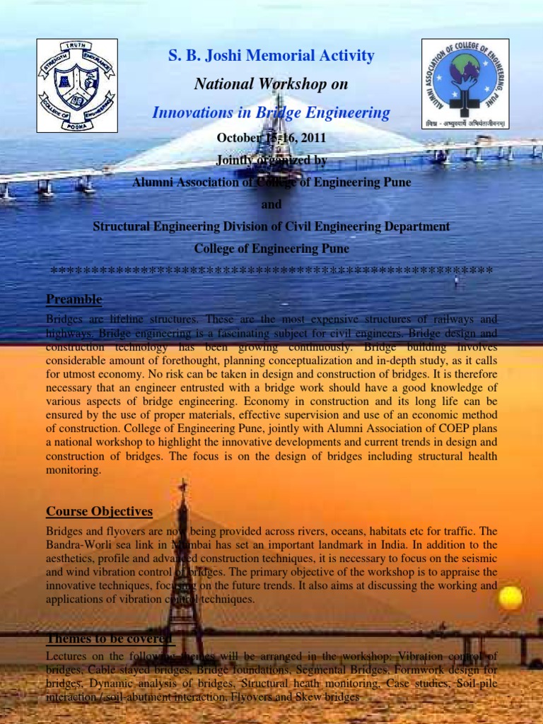 Bridge - Workshop - Brochure 27 6 2011 | PDF | Science And Technology ...
