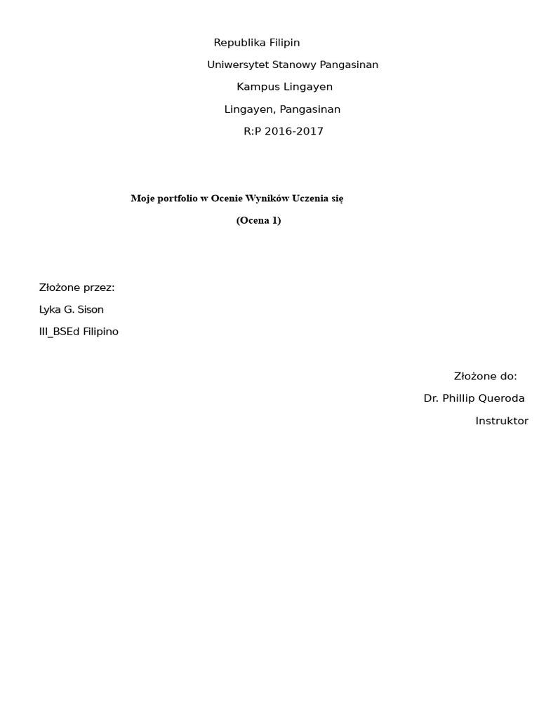 Ocena | PDF