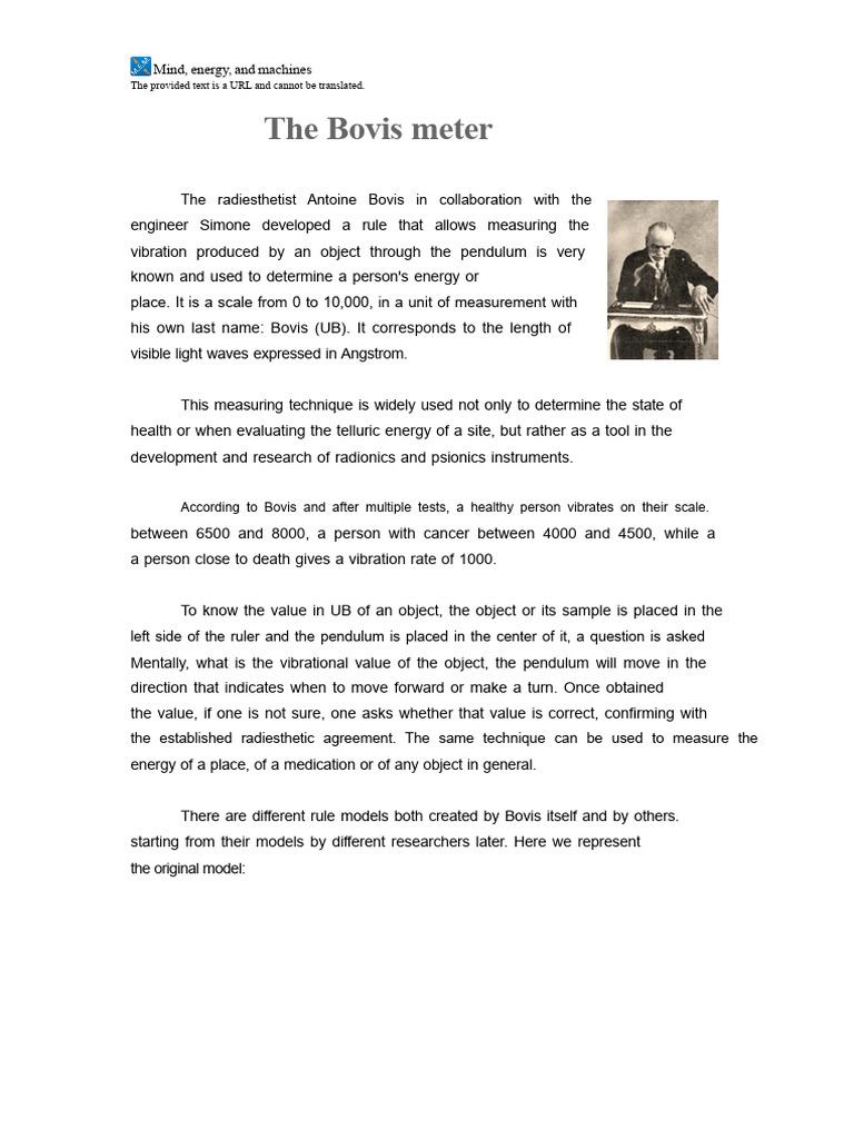 The Bovis Meter | PDF