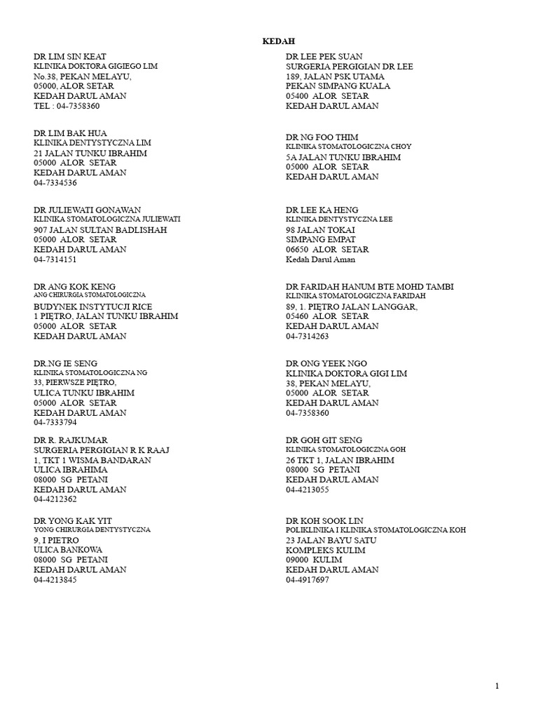 Kedah | PDF
