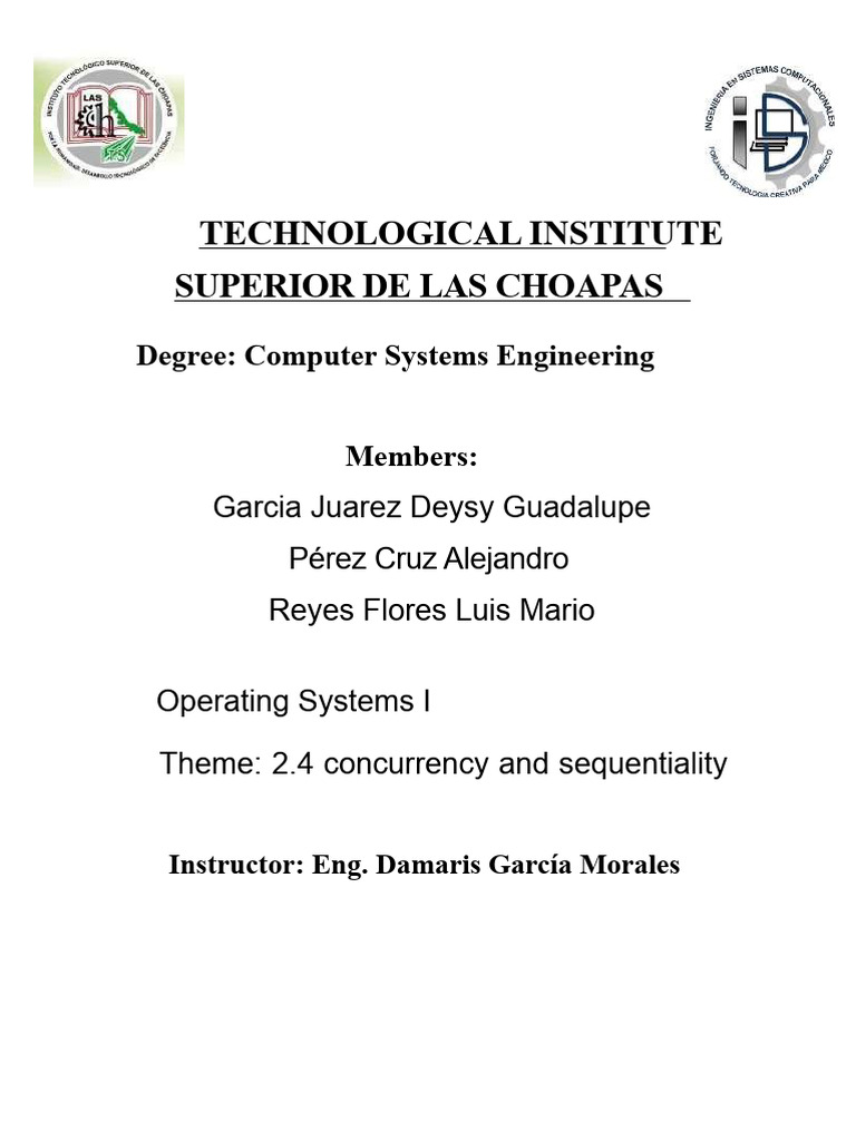 Understanding Concurrency and Sequentiality | PDF | Process (Computing ...