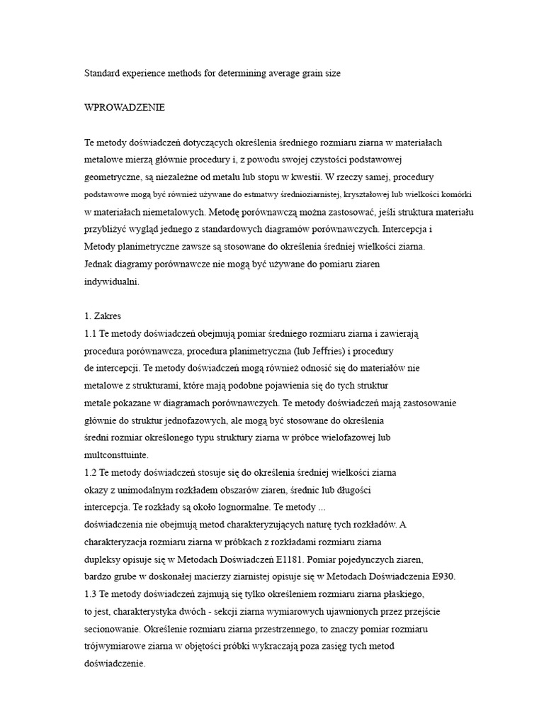 Normy Astm E112 | PDF