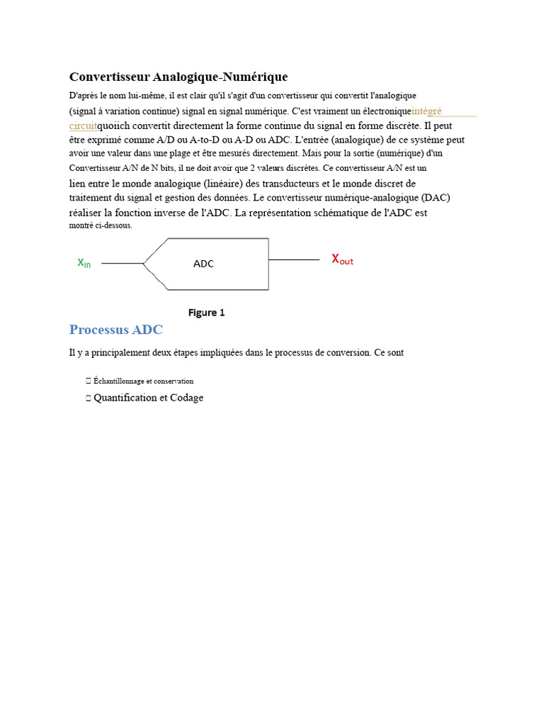 Guide sur les Convertisseurs A/N et N/A | PDF | Convertisseur ...