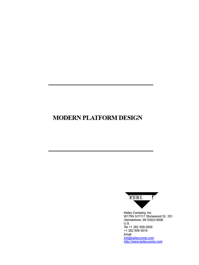 Modern Unloading Platform Design Guide | PDF | Forklift | Truck